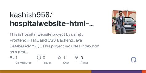 Github Kashish958hospitalwebsite Html Css Java This Is Hospital Website Project By Using