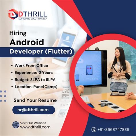 dthrill software solutions llp on linkedin hiring androiddeveloper