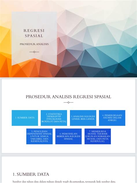 Prosedur Pemodelan Regr Spasial Spatial Lag Model Pdf