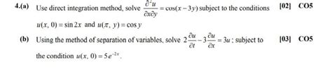 solved [02] 005 ди 4 a use direct integration method