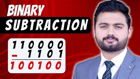 binary subtraction explained with example number system youtube