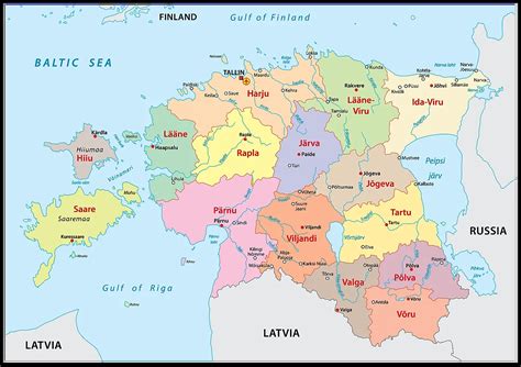 Lake Peipus Map