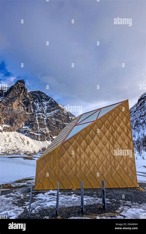 Futuristic Public Toilet Senja Troms Norway Europe Stock Photo Alamy
