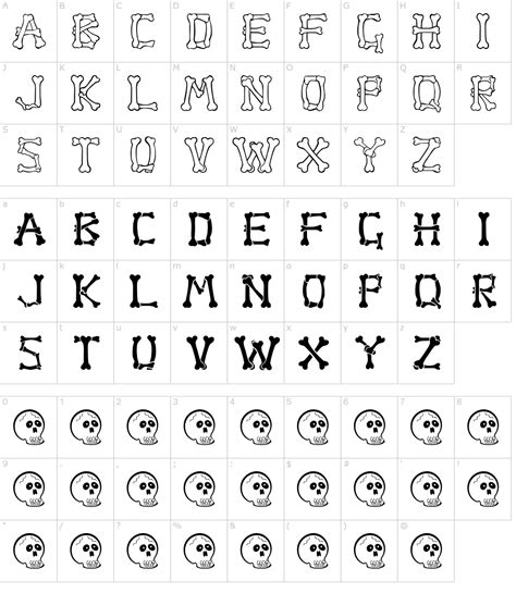 Bones Font Download