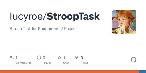 github lucyroe strooptask stroop task for programming project