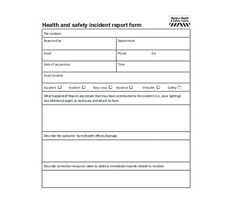 Itil Incident Report Form Template 4 Professional Templates