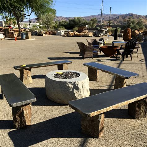 Basalt Polished Bench With Legs Southwest Boulder And Stone