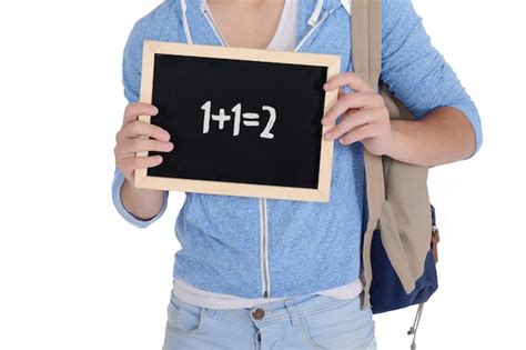 Premium Photo Man Holding A Chalkboard With