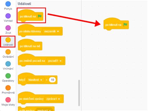 Lekce První program ve Scratchi