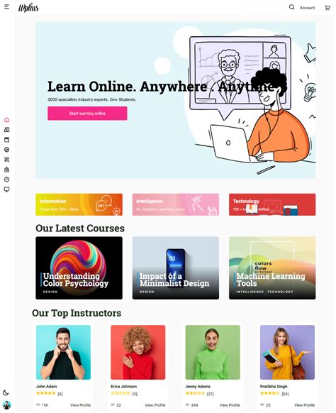 WordPress LMS WPLMS Demos