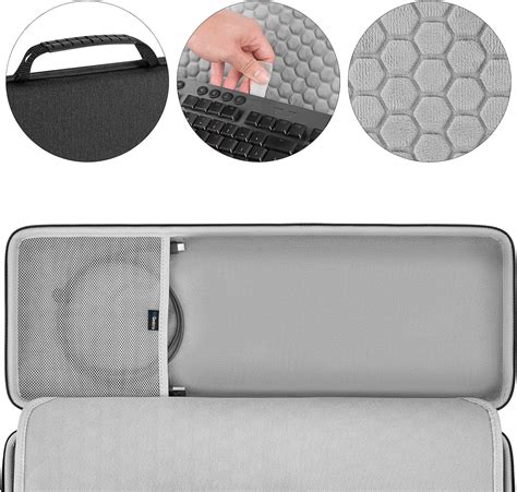 Geekria Funda De Teclado De Tama O Completo Funda R Gida De Viaje Para Teclas Teclado