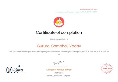 Learncodewithdurgesh Springboot Java Backenddevelopment