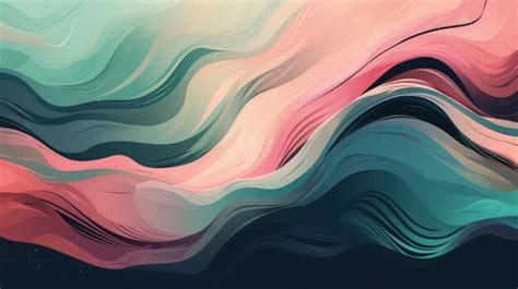 Premium Photo A Colorful Abstract Background With Wavy Lines Generative Ai