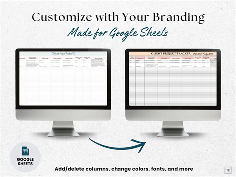 Google Sheets Template Client Tracker Project Management Client Project Tracker Marketing