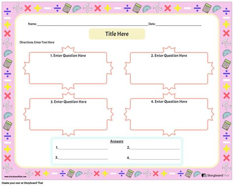 Problem Solving Worksheets Free Printable Templates