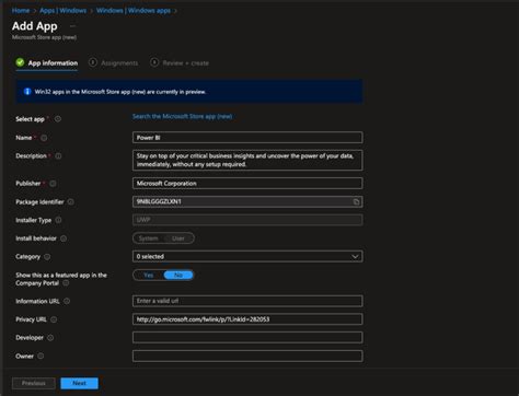 deploy windows store apps via intune modern device management