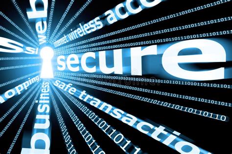secure connection stock illustration illustration of modern 24542352
