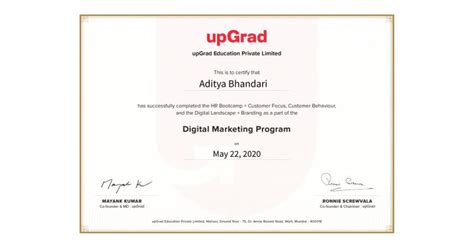 Aditya Bhandari On Linkedin Upgrad Rahoambitious