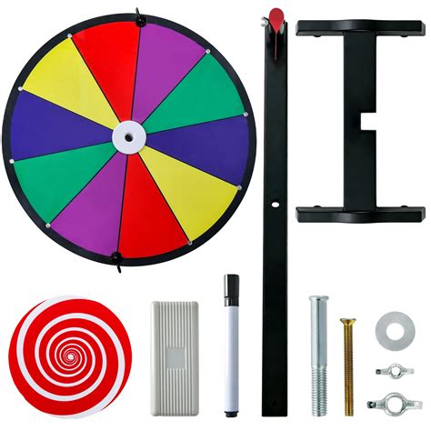 Prize Spinning Wheel 14 Slot Spinning Prize Wheel 24 Inch Color Wheel