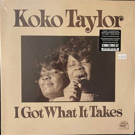 Koko Taylor I Got What It Takes Vinyl Red Lp Album 4 More