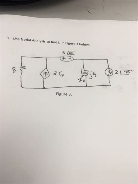 Solved Use Nodal Analysis To Find I X In Figure Below Chegg