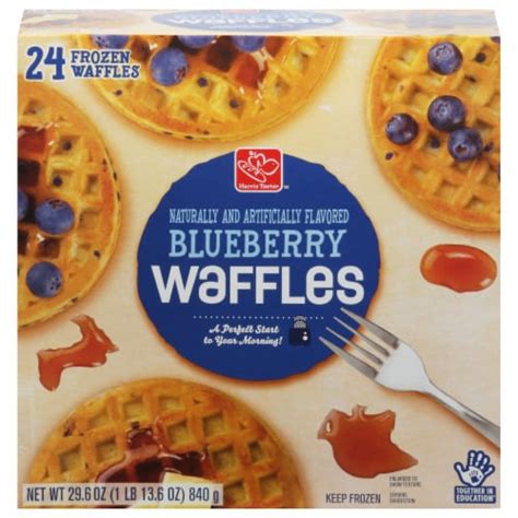 Harris Teeter™ Blueberry Waffles 24 Ct 296 Oz Kroger