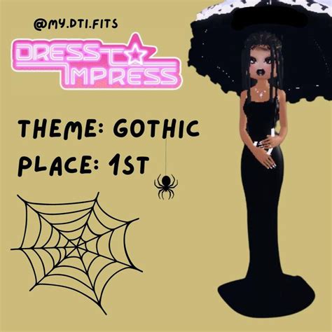 Dti Theme Gothic Outfit Inspo Roblox Gothic