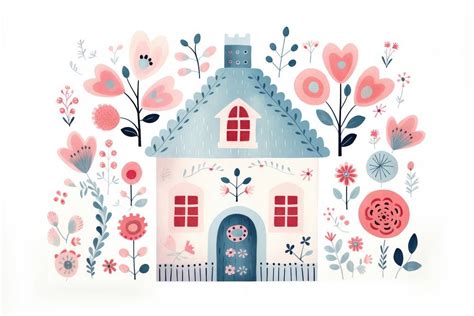 House Pattern Art Architecture Premium Photo Illustration Rawpixel