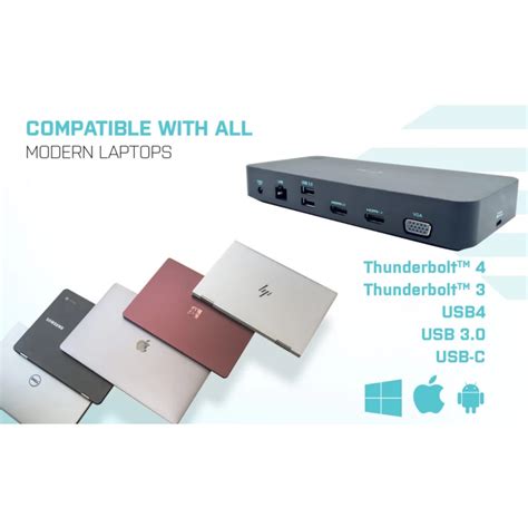 Itec Usb Usb C Thunderbolt X Display Docking Station Power Delivery W Iponcomp Com