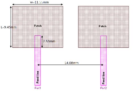 Array Antenna Used In The Simulation Download Scientific Diagram