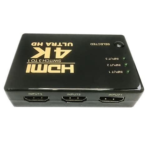 3x1 HDMI Switch 4k 60hz HDR 10 Compliant HDCP 2 2