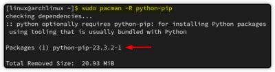 How To Install PIP On Arch Linux Linux Genie
