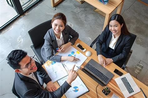 Business Meeting And Data Analysis Teamwork Collaboration And Strategic