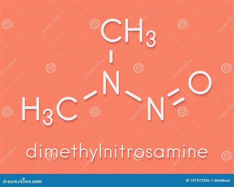 N Nitrosodimethylamine Ndma Dimethylnitrosamine Dmn Molecule It Is