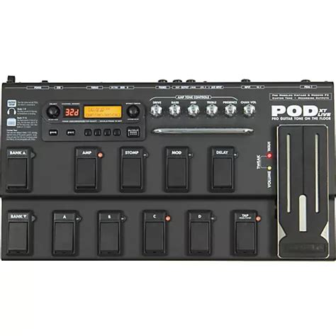 line 6 pod xt live guitar multi effects pedal guitar center