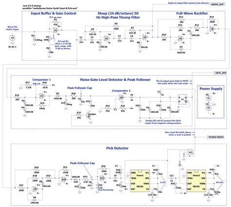 You Can Diy Building A Guitar Controlled Synthesizer Input Section And Pick Detector Audioxpress