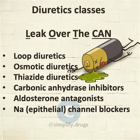 Types Of Diuretics And Their Function