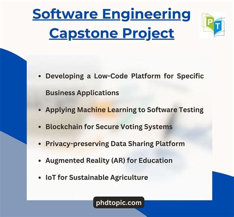 Software Engineering Capstone Ideas Software Engineering Capstone Ideas