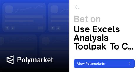 Use Excels Analysis Toolpak To Conduct A Regression Analysis Of Floor