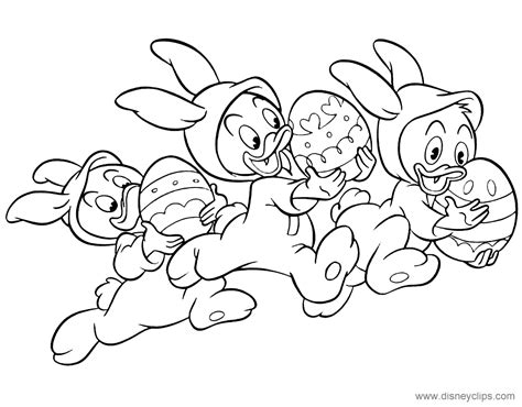 Printable Disney Easter Coloring Pages 2