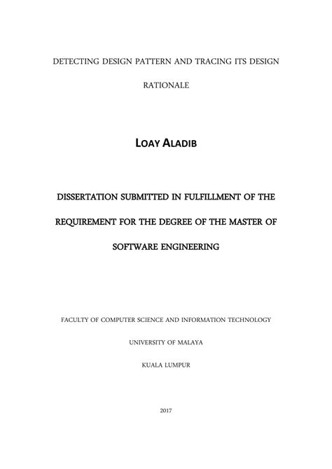 Pdf Detecting Design Pattern And Tracing Its Design Rationale