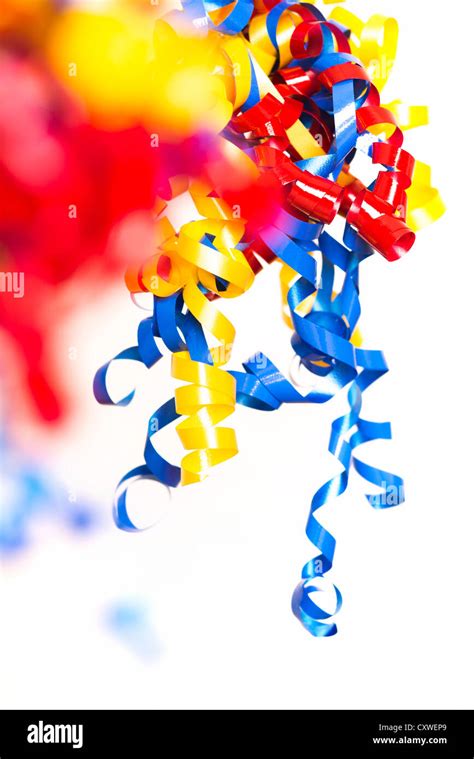 Decorative Wrapping Curls Stock Photo Alamy