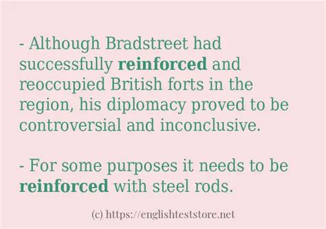 Reinforced Sentence Examples Englishteststore Blog