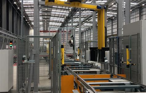 Automated Warehouse High Speed Pallet Wrapping Atlanta Uk
