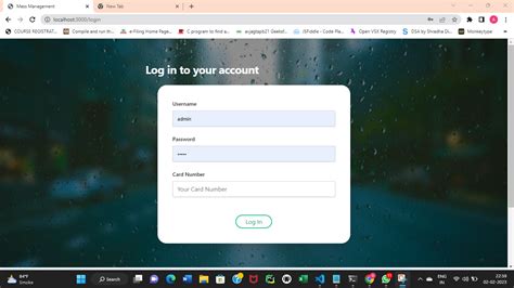 GitHub Anupjmane Mess Management The Website Focuses On Automated Mess Format So That