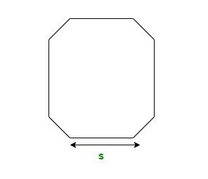 Octagon Formulas GeeksforGeeks