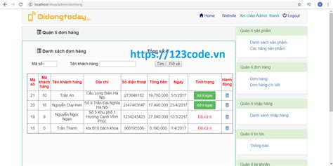 Source Code Shop Bán Hàng điện Thoại Php Codeigniter đầy đủ Code