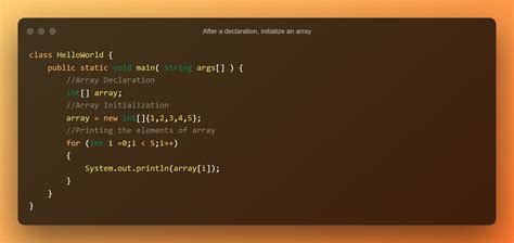 inicializa a matriz en java con exemplos hashdork