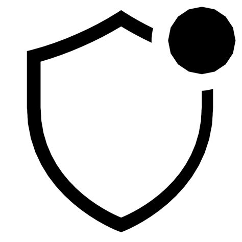 Shield Outline Badged Vector SVG Icon SVG Repo