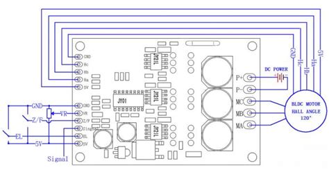 Arduino 24v Fırçasız Dc Motor Sürücü Salonu Etkisi Yüksek Verimli Pwm Hız Kontrolü